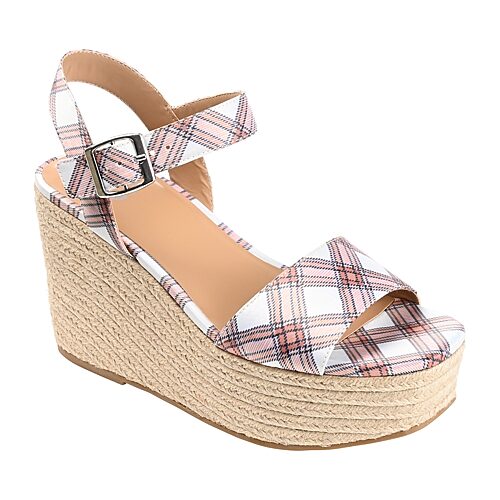 Click here for Journee Collection Womens Pearrl Wedge Sandals  8... prices