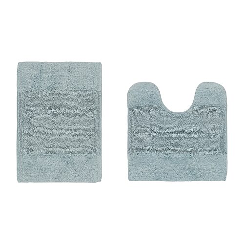 Click here for Better Trends Granada Bath Rug  One Size  Blue prices