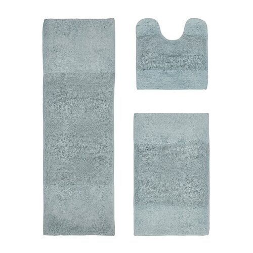 Click here for Better Trends Granada Bath Rug  One Size  Blue prices
