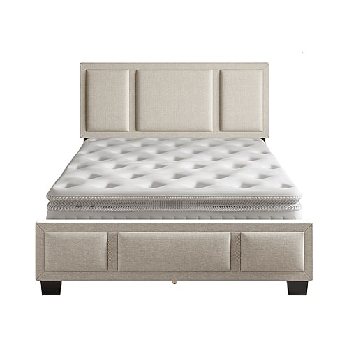 Click here for Boyd Sleep Triptych Upholstered Linen Platform Bed... prices