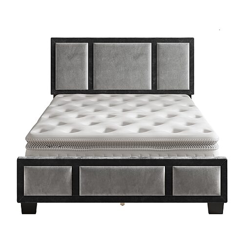 Click here for Boyd Sleep Triptych Upholstered Velvet Platform Be... prices