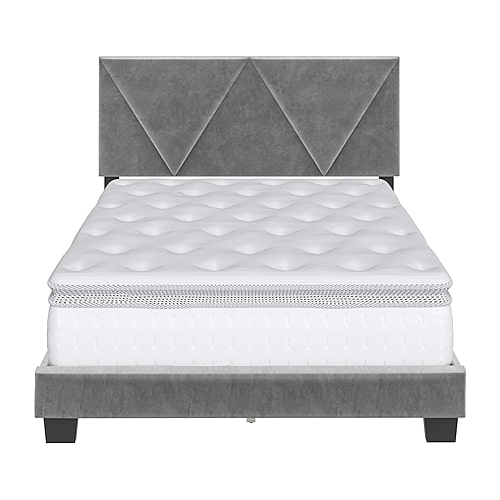 Click here for VECTOR FULL UPHOLSTERED PLATFORM BED  One Size  Gr... prices
