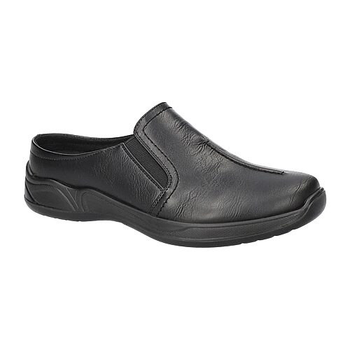 Easy Street Womens Atlas Comfort Slip-On Mules - Black