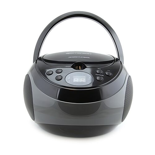 Naxa NPB251BK Portable CD Player with AM/FM Radio (Black)