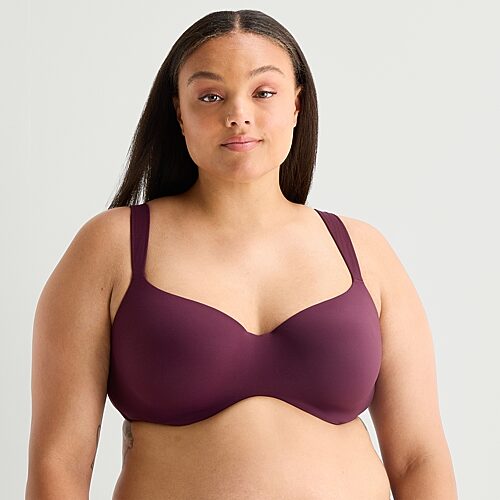 Click here for Ambrielle Super Soft Balconette Bra  Dd  Purple prices