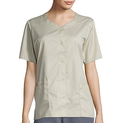 Click here for Wink Wonderwork Snap Front Womens Tag Free Scrub J... prices