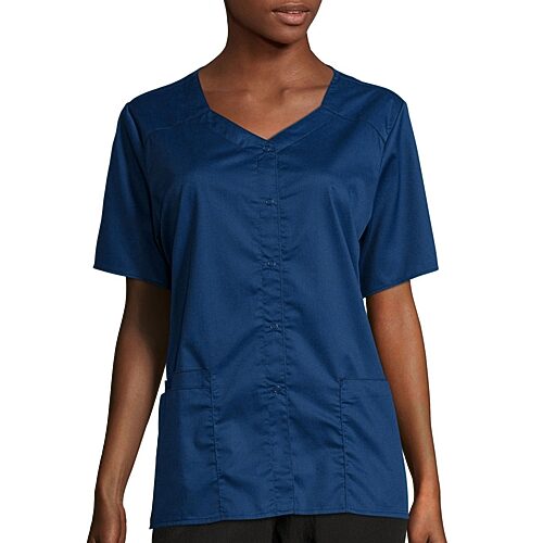 Click here for Wink Wonderwork Snap Front Womens Tag Free Scrub J... prices
