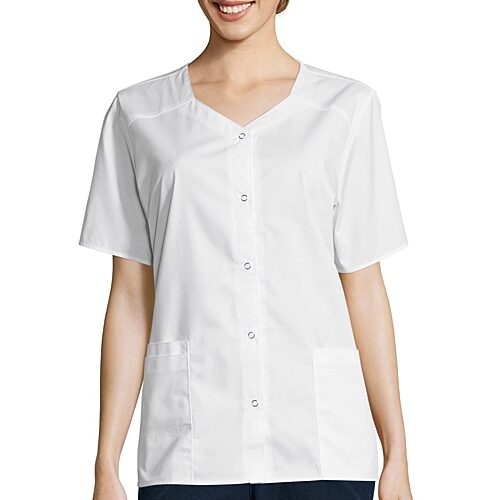 Click here for Wink Wonderwork Snap Front Womens Tag Free Scrub J... prices