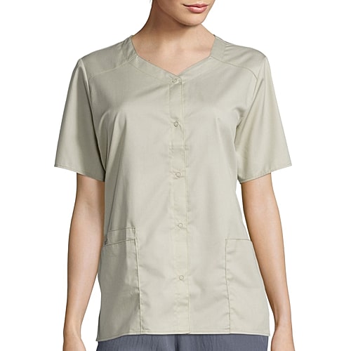 Click here for Wink Wonderwork 200 Snap Front Womens Plus Tag Fre... prices