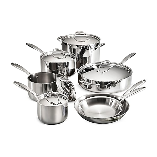 Click here for Tramontina Gourmet Tri-Ply Clad 12 Pc Cookware Set... prices