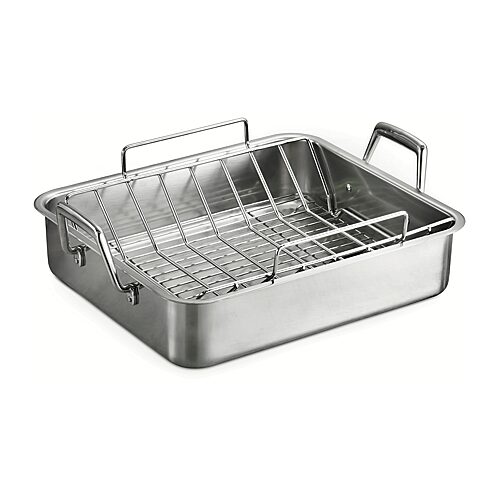 Click here for Tramontina Gourmet 16½ Stainless Steel Deep Roasti... prices
