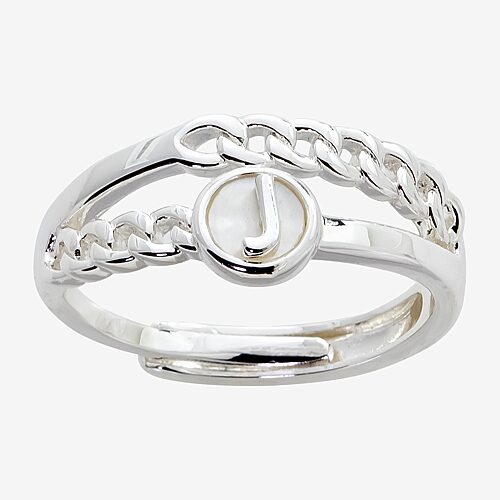 Click here for Sparkle Allure Initial Womens 3MM White Mother Of... prices