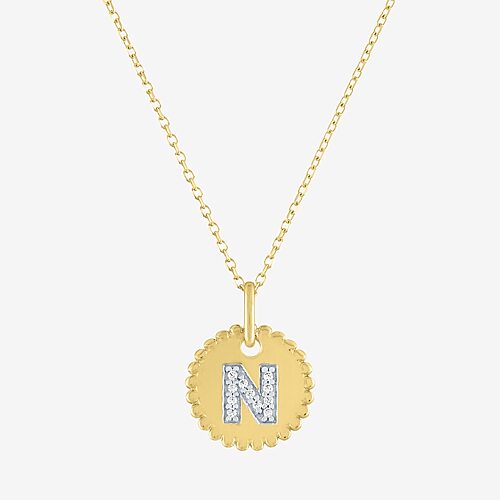 Click here for Diamond Addiction Intial Womens Diamond Accent Nat... prices