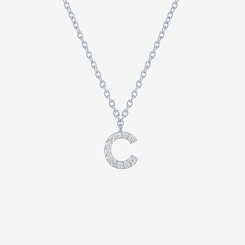 Click here for Lab-Grown (G-H / SI2-I1) Diamond Accent Initial Pe... prices