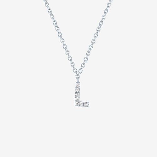 Click here for Lab-Grown (G-H / SI2-I1) Diamond Accent Initial Pe... prices