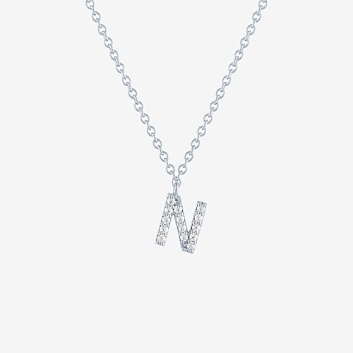 Click here for Lab-Grown (G-H / SI2-I1) Diamond Accent Initial Pe... prices