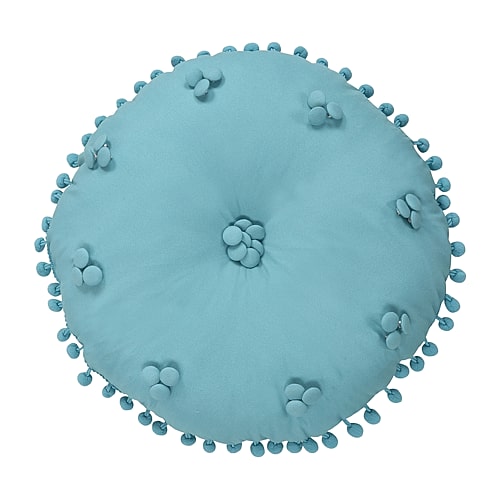 Click here for Royal Court Afton Decorative Pillow  12 Round - Bl... prices
