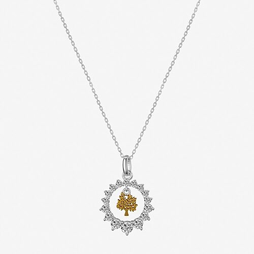 Click here for Footnotes Tree Charm Womens Cubic Zirconia Sterlin... prices