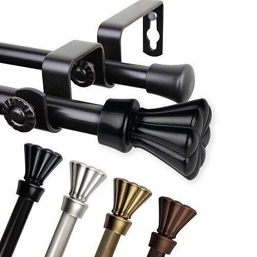Click here for Rod Desyne NishaÂ  Double Curtain Rod  One Size  S... prices