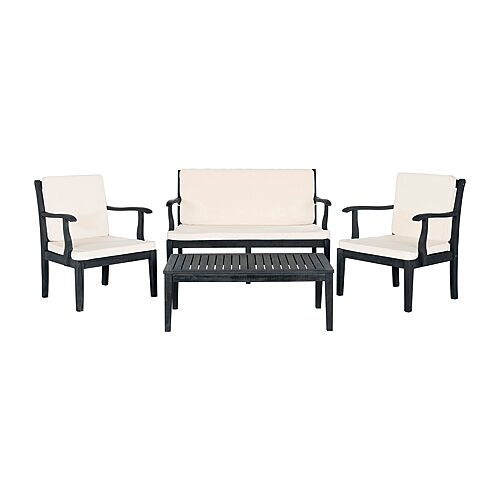 Safavieh Del 10-pc. Conversation Set Cushioned  One Size  Gray