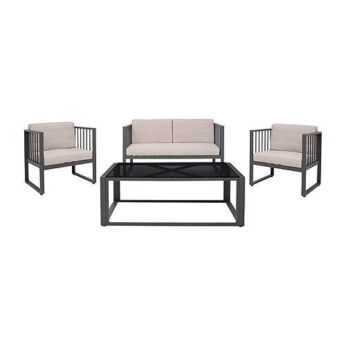 Click here for Holyoke 4PC Living Set - Grey/light grey prices