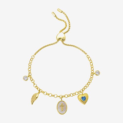 Click here for Footnotes Womens Cubic Zirconia 10K Gold Over Bras... prices