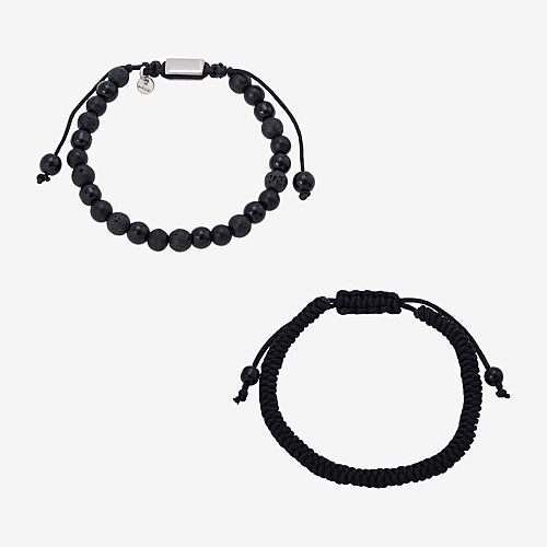 Click here for J.P. Army Mens 2-pc. Black Agate Stainless Steel B... prices