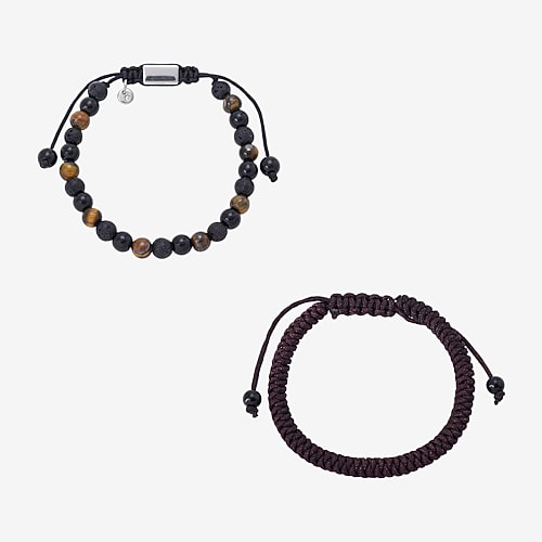 Click here for J.P. Army Mens 2-pc. Multi Color Tigers Eye Stainl... prices