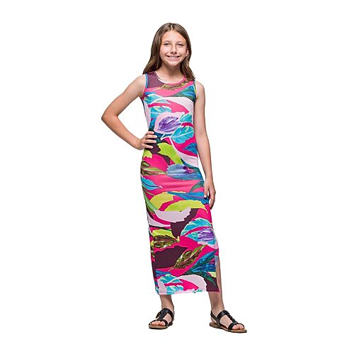 Click here for 24seven Comfort Apparel Big Kid Girls Sleeveless F... prices