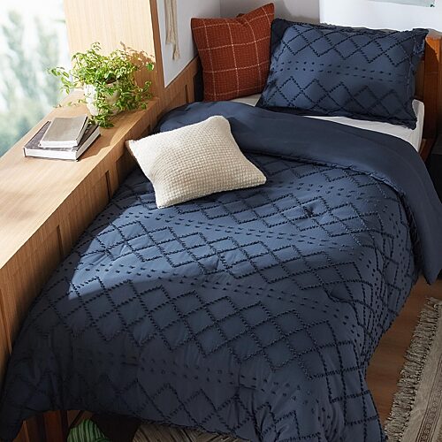 Click here for Bedsure Comforter Set-Solid-Embroidery Comforter S... prices