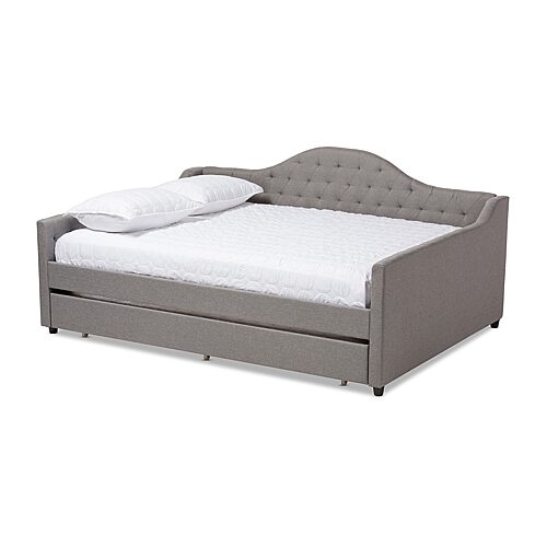 Click here for Eliza Tufted Upholstered Queen Daybed with Trundle... prices