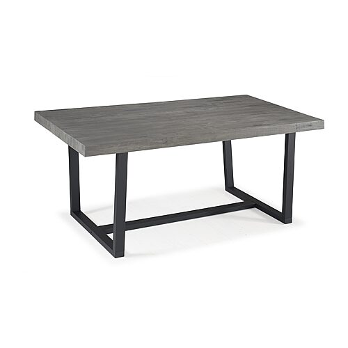 Click here for Walker Edison Rectangular Wood-Top Dining Table  O... prices