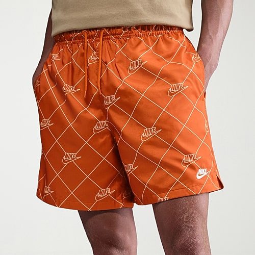 Click here for Nike Mens 6 Mid Rise Workout Shorts  Large  Orange prices