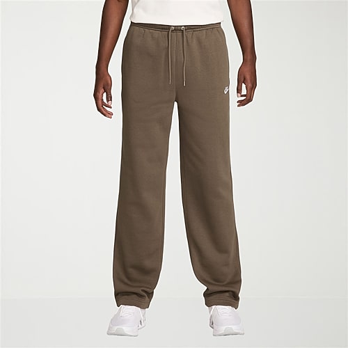 Click here for Nike Mens Club Brushed Fleece Open Hem Pants - Mos... prices