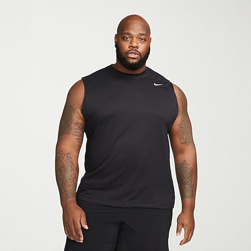 Click here for Nike Mens Crew Neck Sleeveless Big and Tall Muscle... prices