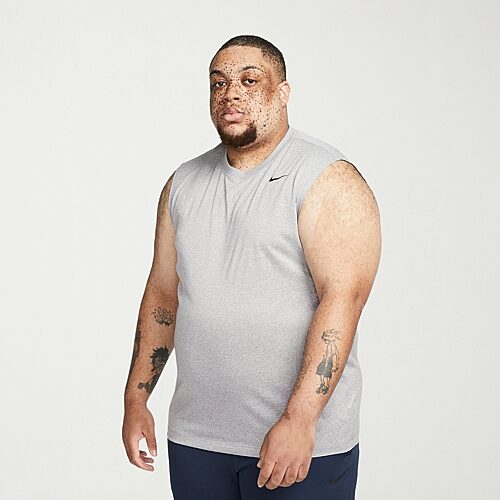 Click here for Nike Mens Crew Neck Sleeveless Big and Tall Muscle... prices