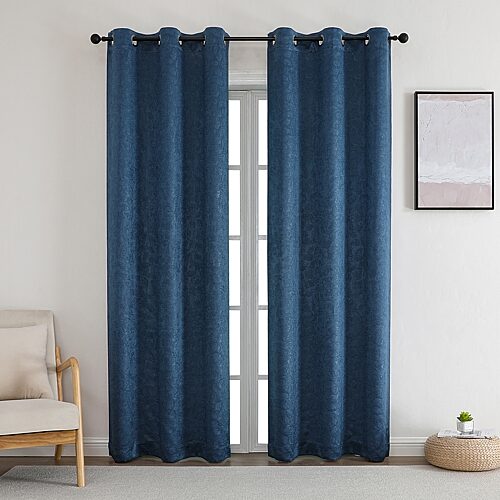 Click here for Bard Grommet Top Blackout Set of 2 Curtain Panel... prices