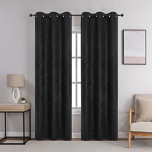 Click here for Cambrie Embroidered 2pk Blackout Grommet Curtains prices