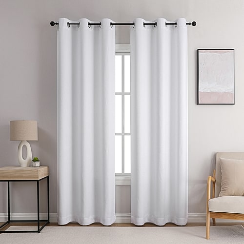 Click here for Cambrie Embroidered 2pk Blackout Grommet Curtains prices
