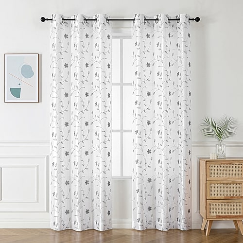 Click here for Harlow Grommet Top Light-Filtering Set of 2 Curtai... prices