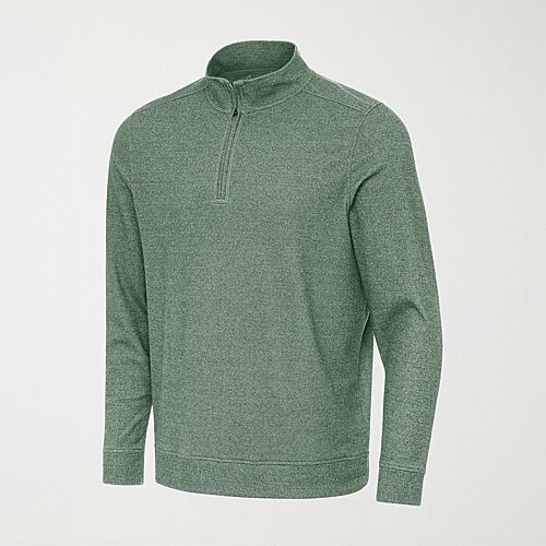 Click here for Antigua Mens Mock Neck Long Sleeve Active Quarter-... prices