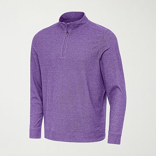 Click here for Antigua Mens Mock Neck Long Sleeve Active Quarter-... prices
