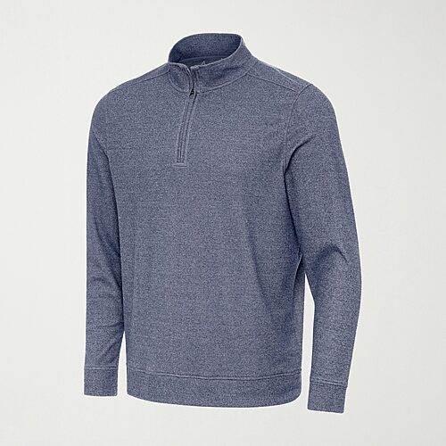 Click here for Antigua Mens Mock Neck Long Sleeve Active Quarter-... prices