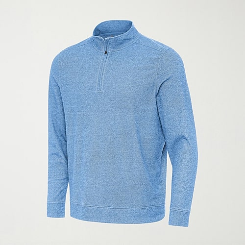 Click here for Antigua Mens Mock Neck Long Sleeve Active Quarter-... prices