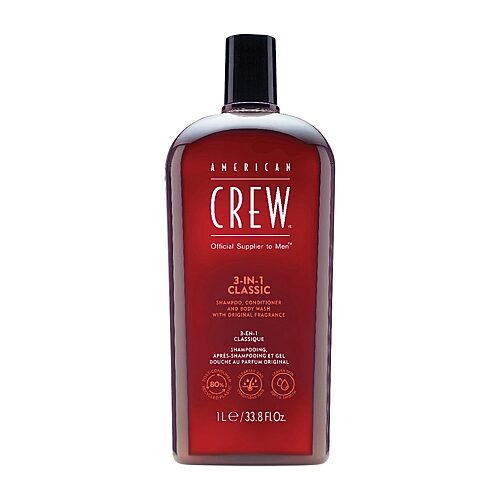 Click here for American Crew 3 In 1 Shampoo 33.8 oz.  One Size prices