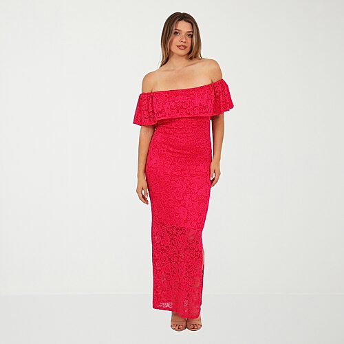 Click here for 24seven Comfort Apparel Womens Lace Off-the-Should... prices