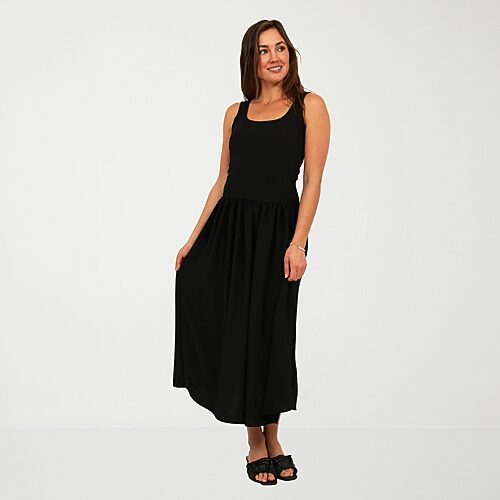 Click here for 24seven Comfort Apparel Womens Scoop Neck Maxi Dre... prices