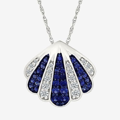 Click here for Womens Lab Created Blue Sapphire Sterling Silver R... prices