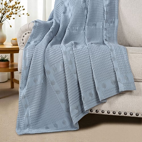 Click here for SUPERIOR Mai Waffle Weave Honeycomb Textured Cotto... prices