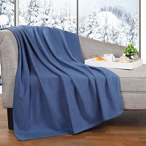 Click here for Superior Jena Cotton Textured Chevron Lightweight... prices